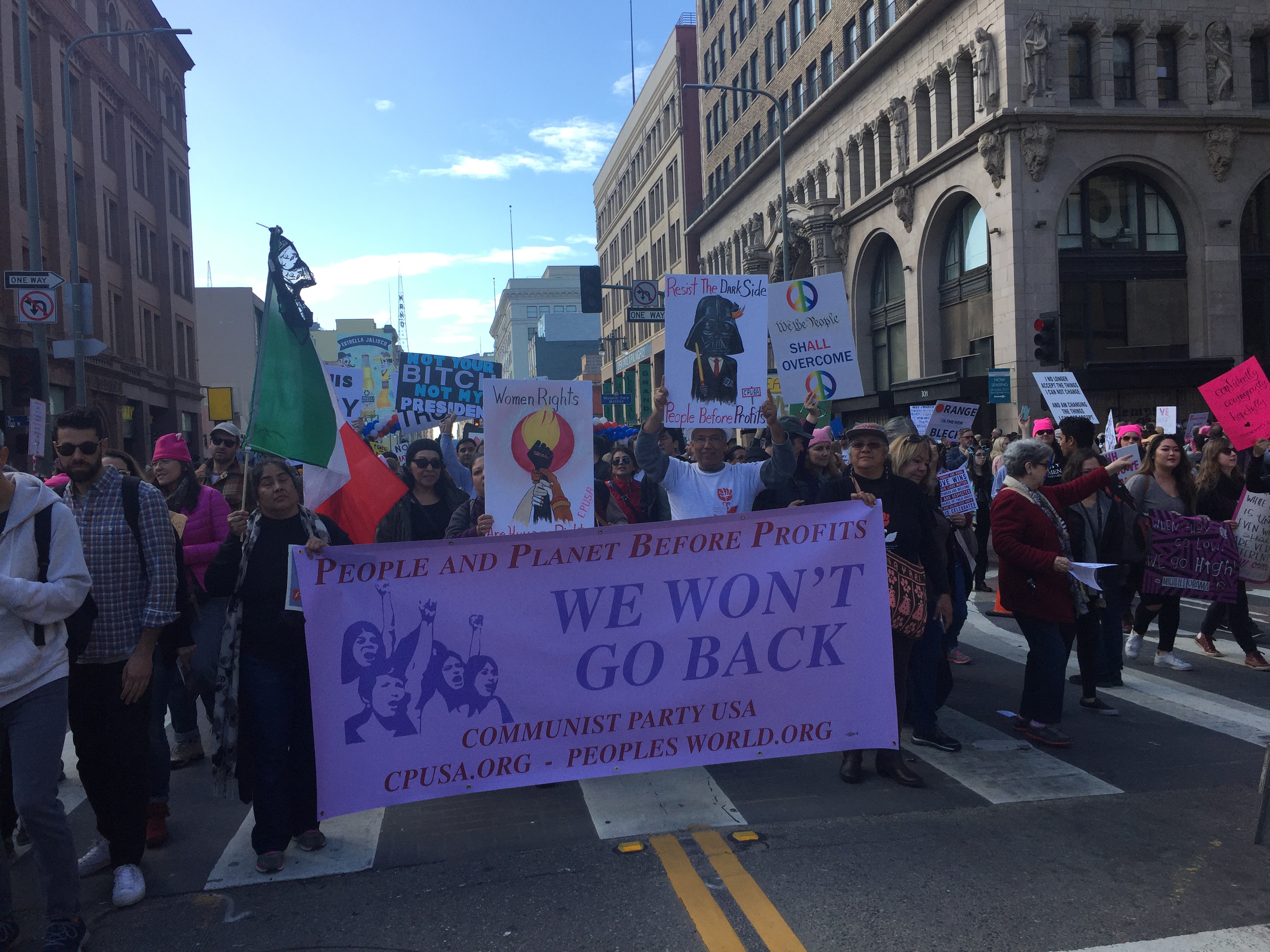 “We Won’t Go Back!” says Communist Party at Women’s Marches across the ...