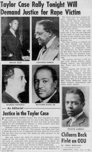 Recy Taylor’s legacy and the power of the press – People's World