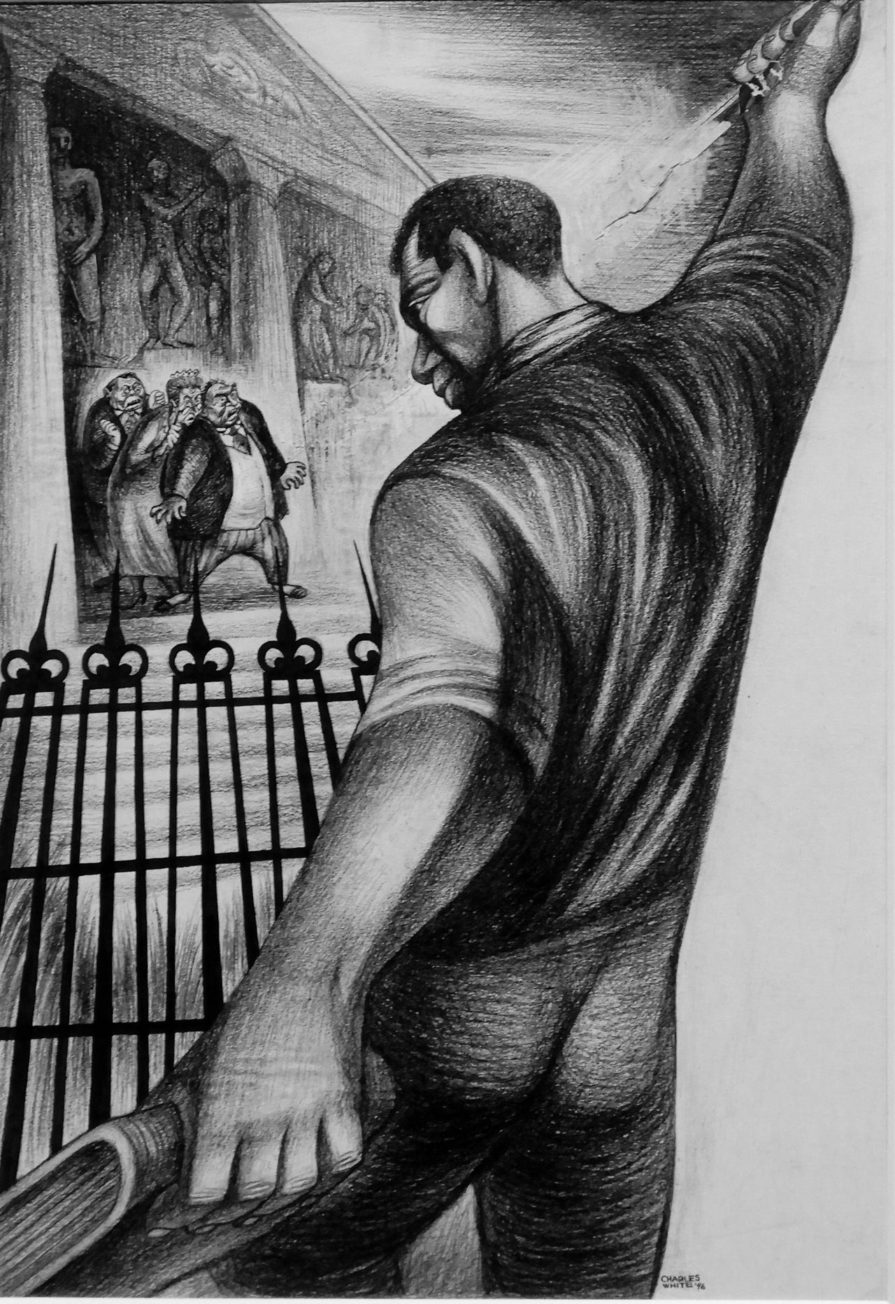 Comprehensive retrospective of African-American artist Charles White at ...