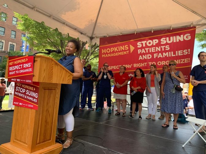 Johns Hopkins Hospital: Union-buster and predatory debt collector ...