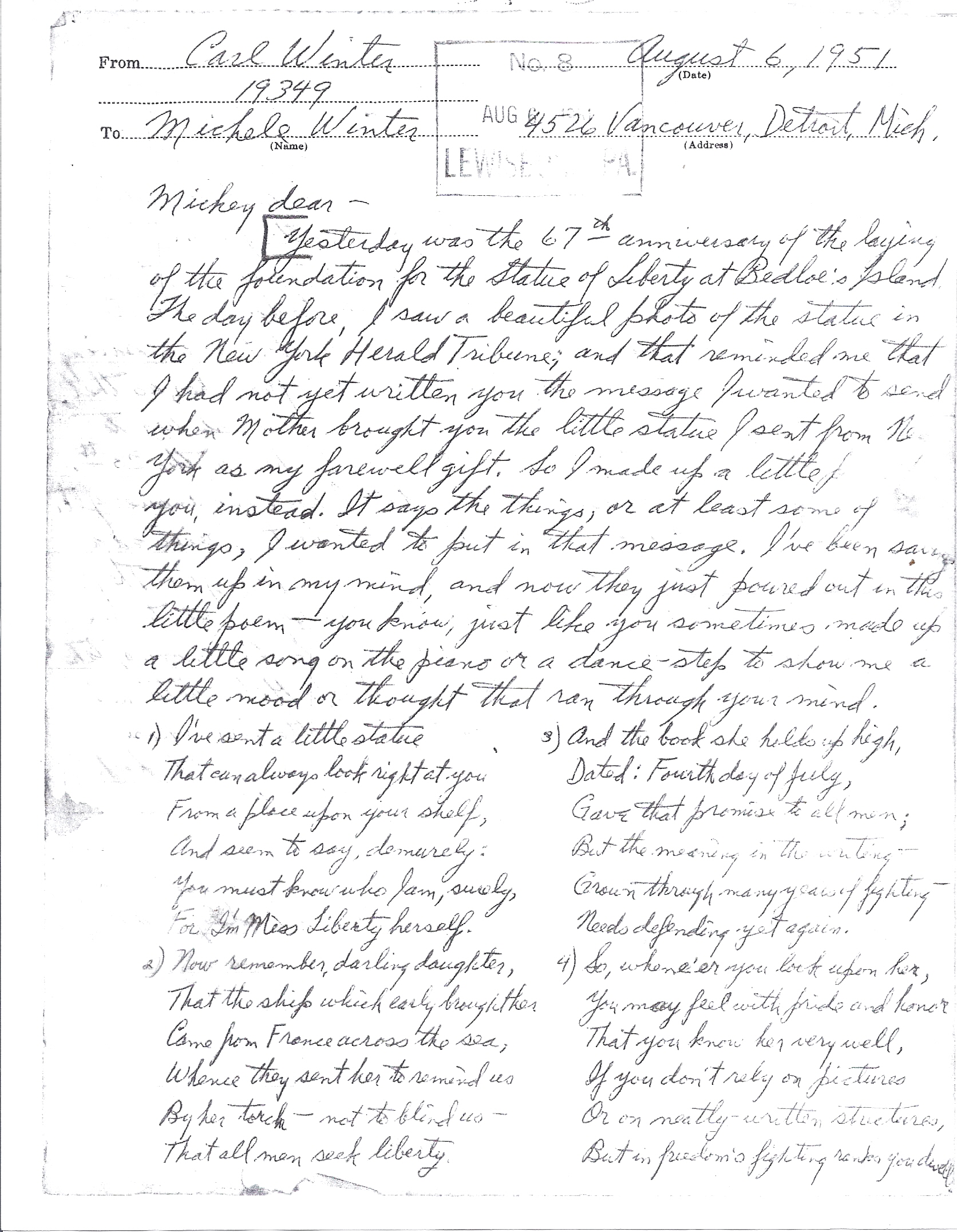 Letter from prison: Communist leader Carl Winter on the 4th of July ...