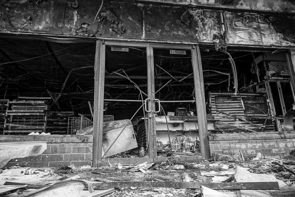 Burnt out buildings: Just property damage or a visualization of pain ...