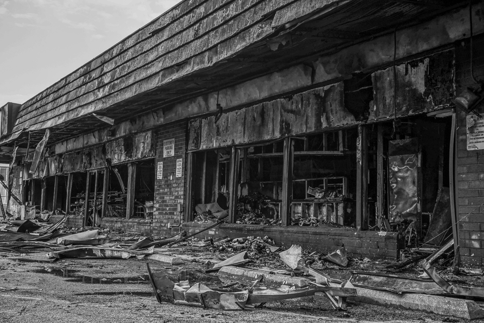 Burnt out buildings: Just property damage or a visualization of pain ...