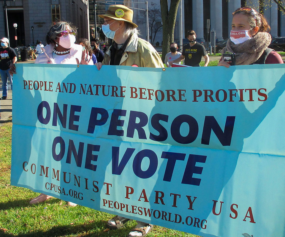 Communist Party sends the call: Defend the votes – People's World