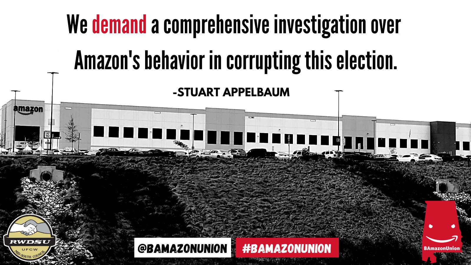 Alabama Amazon battle continues: Union to file labor law challenge ...