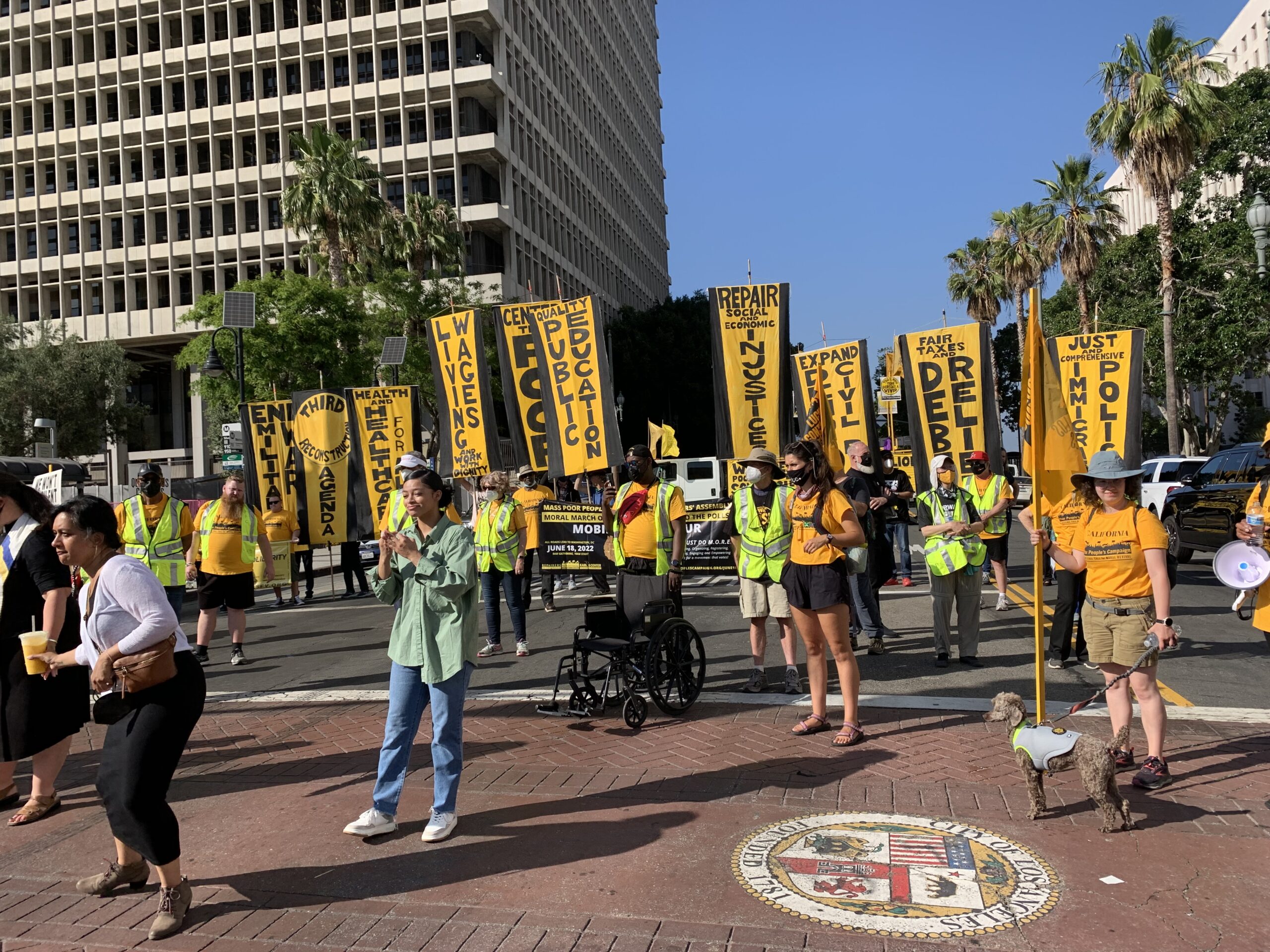 Mass march in L.A. underlines the problems of the poor – People's World
