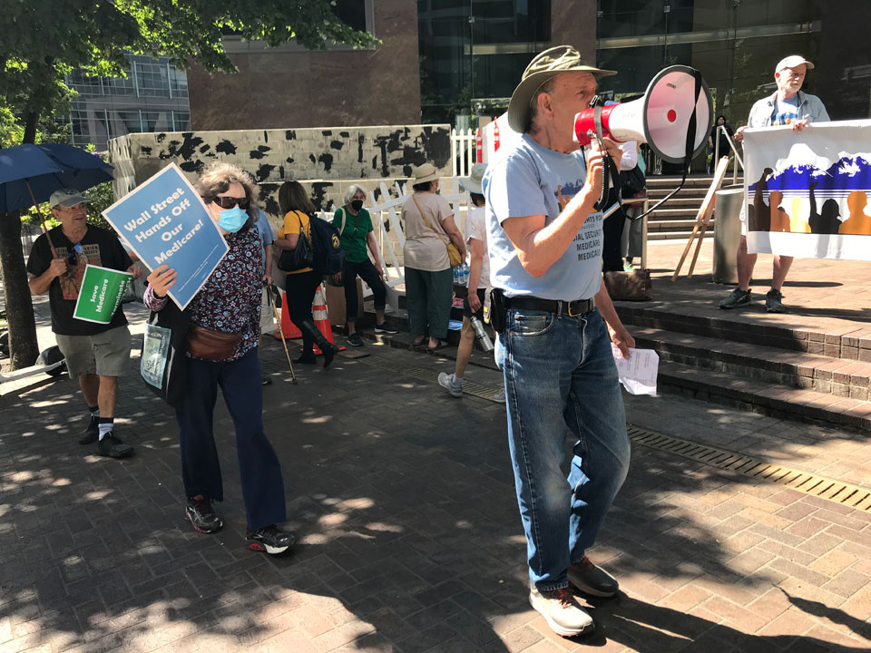 Protest demands Biden administration terminate Medicare privatization ...