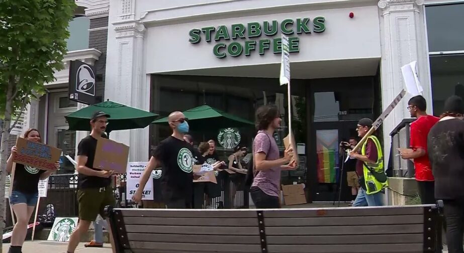 Boston baristas striking at five Starbucks stores hold the line ...