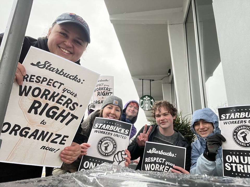 Starbucks workers take nationwide coffee break and walk off the job ...