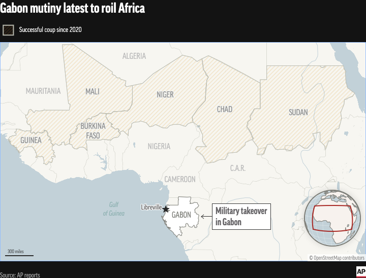 Africa coup trend accelerates: Gabon’s military overthrows corrupt ...