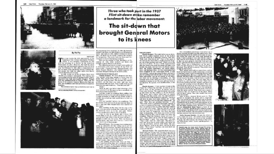Remembering Pat Fry, working-class leader in fights for peace, civil ...
