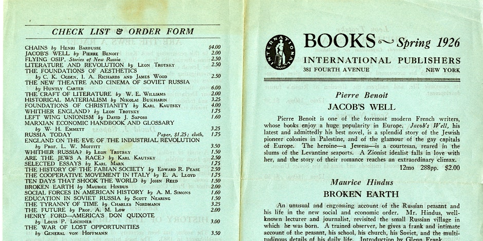 International Publishers – 100 years producing ‘the literature of the ...