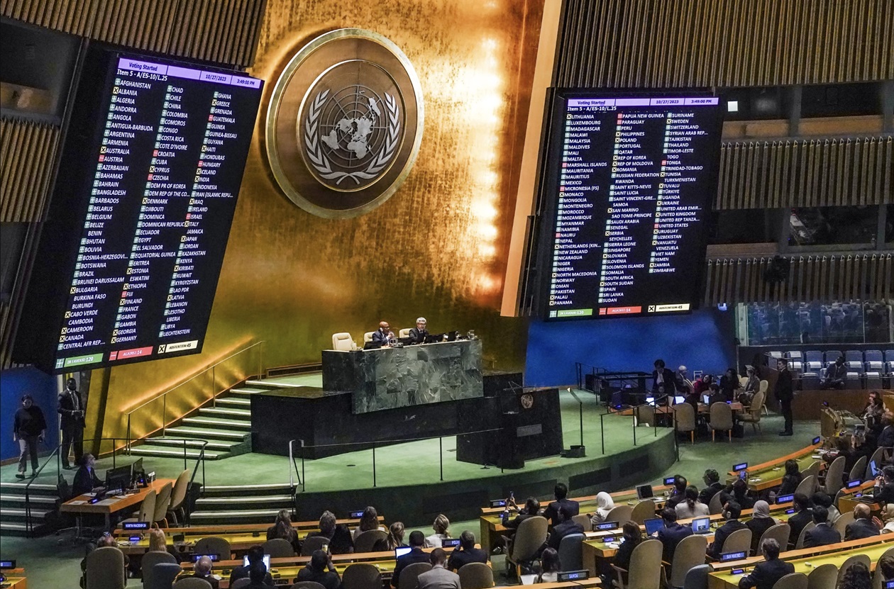 Overriding U.S. and Israeli opposition, 120 U.N. member states demand ...