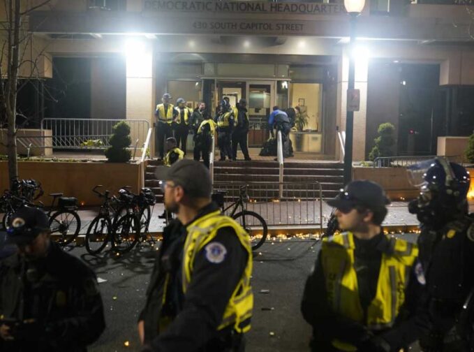 Ceasefire vigil at DNC headquarters met with police violence – People's ...