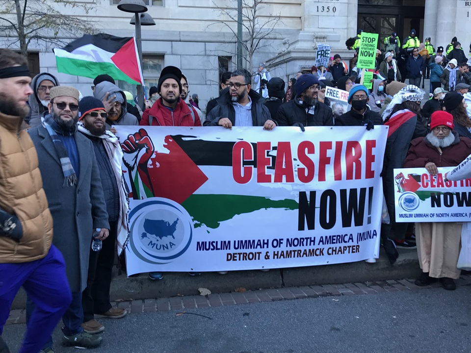 D.C. demonstrators demand: ‘Ceasefire Now!’ – People's World