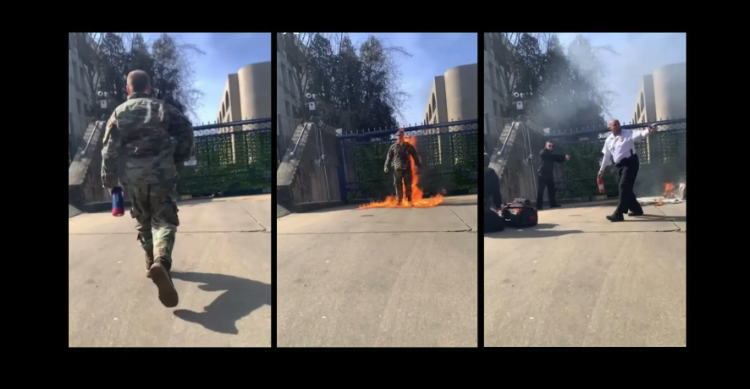 ‘Extreme act of protest’: USAF officer Aaron Bushnell self-immolates ...