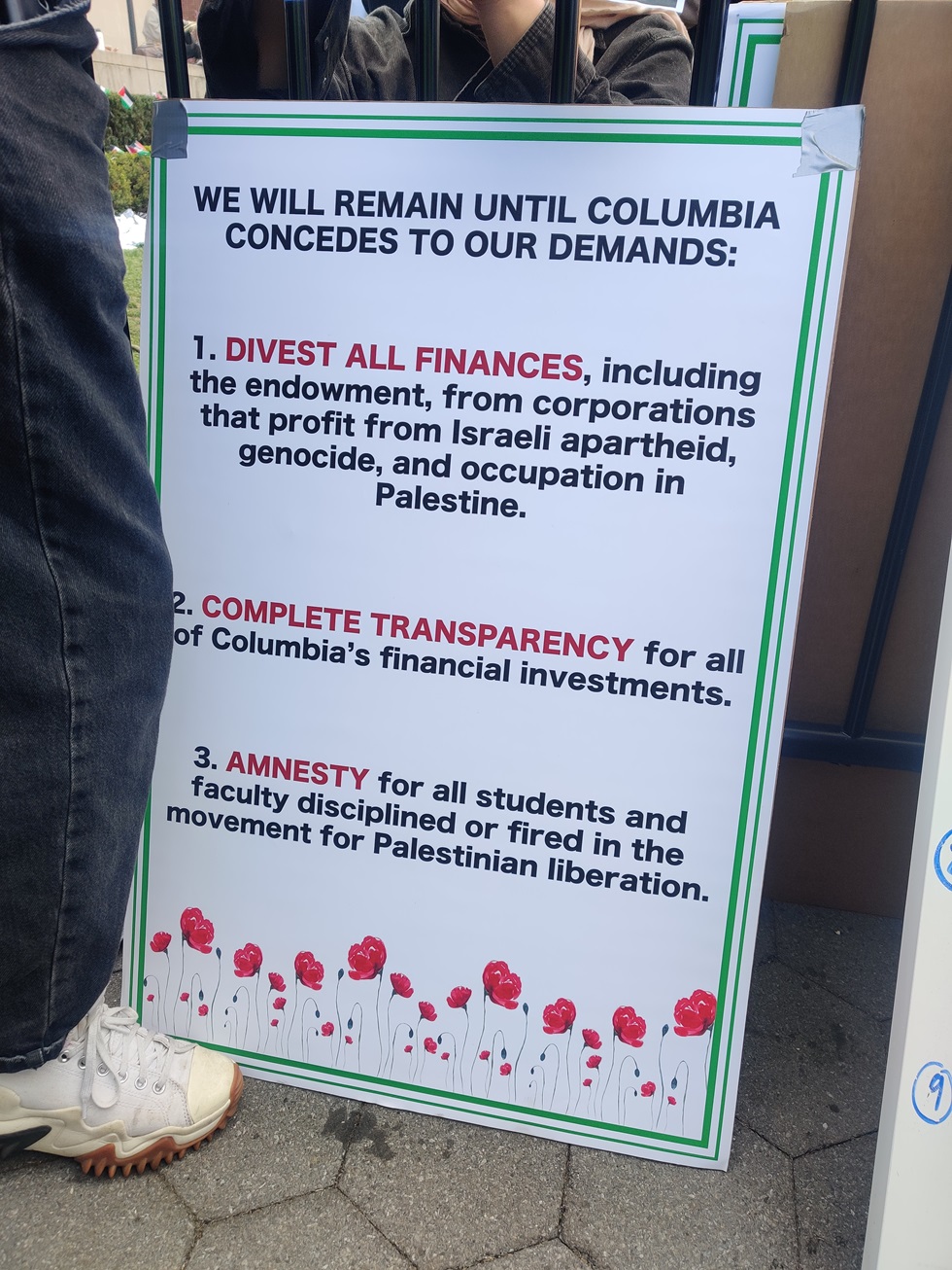 Columbia students and supporters expose the lies about the campus ...
