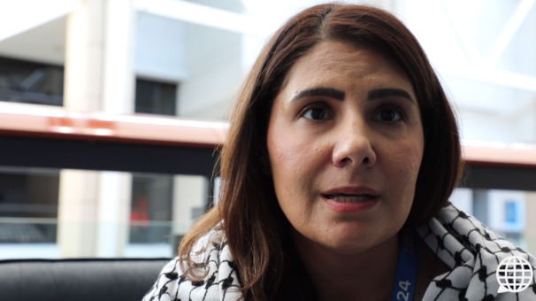 Uncommitted delegates launch sit-in to protest Palestinian exclusion ...