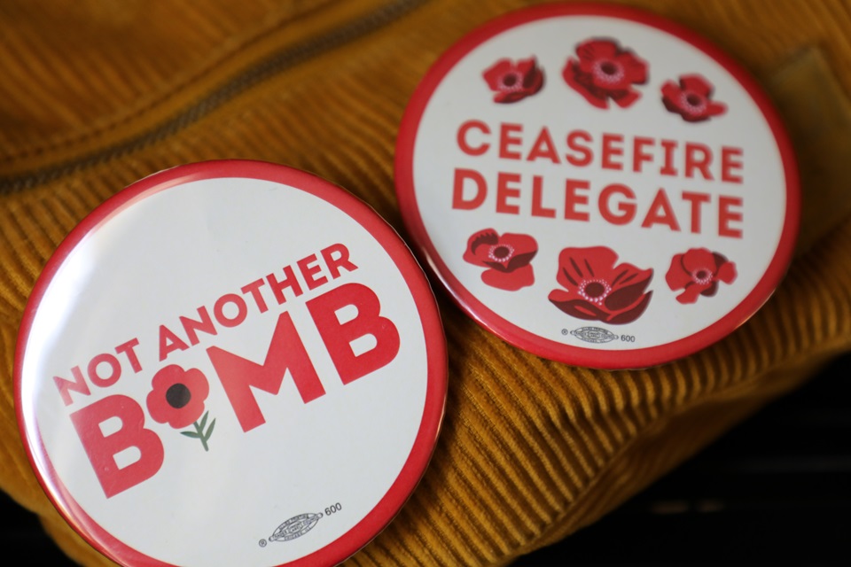 Uncommitted delegates launch sit-in to protest Palestinian exclusion ...