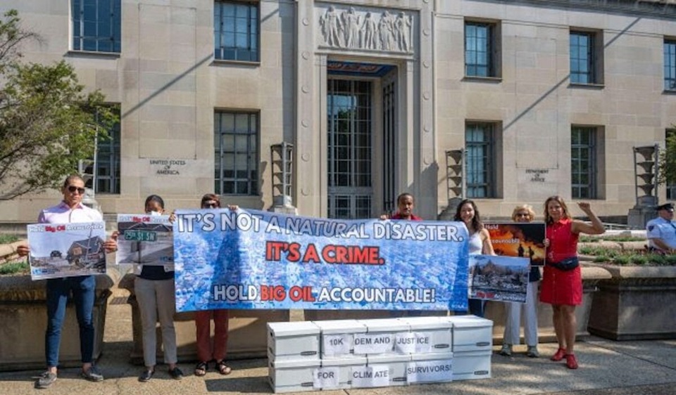 Climate disaster survivors demand criminal investigation into fossil ...