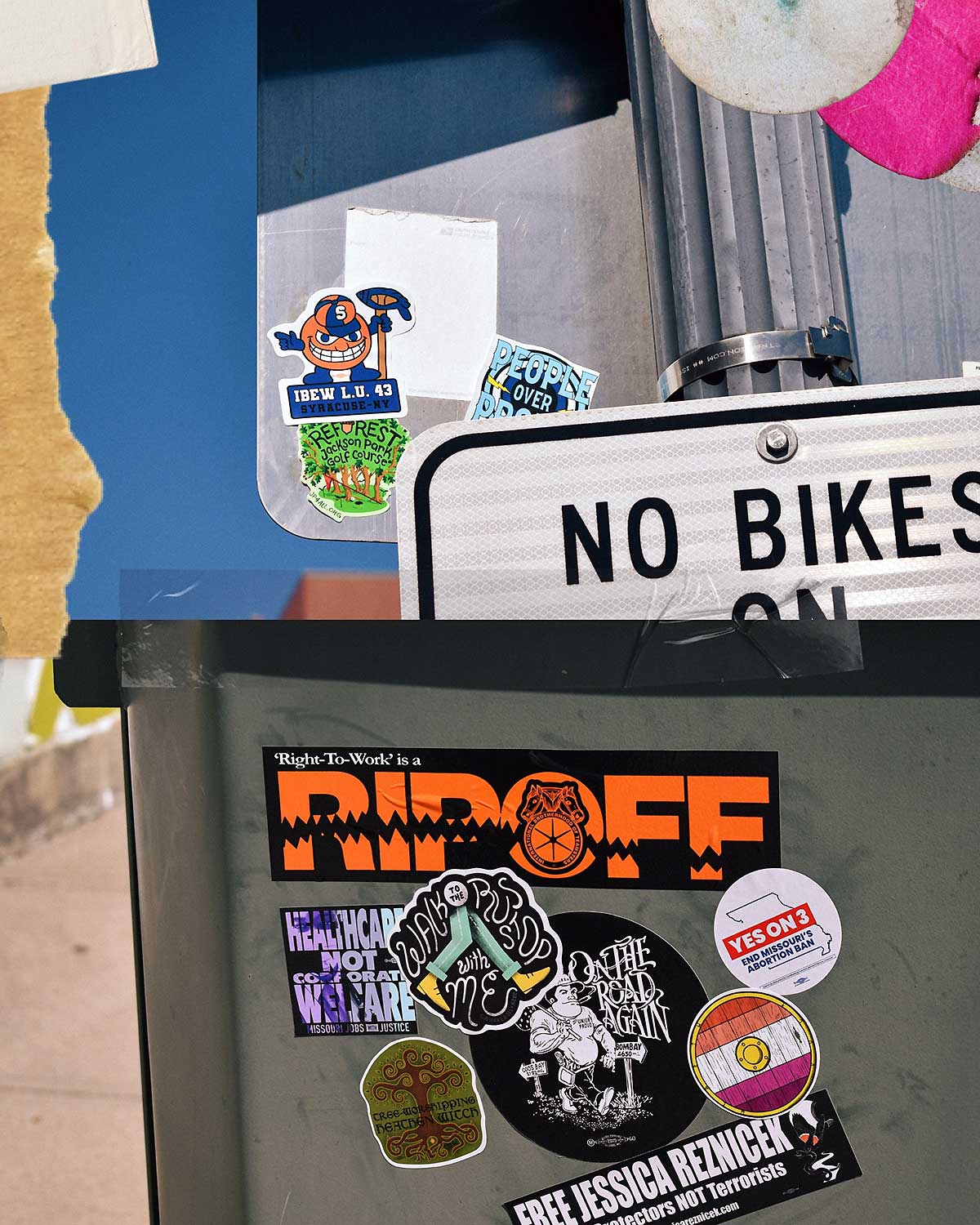 Sticking with the community: Showing solidarity on the street with ...