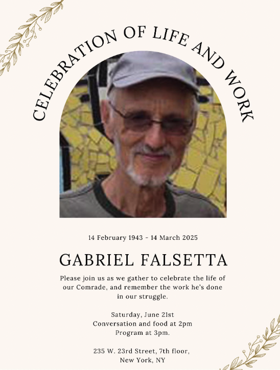 Gabe Falsetta, 82: Gentle warrior with strong faith in the people ...