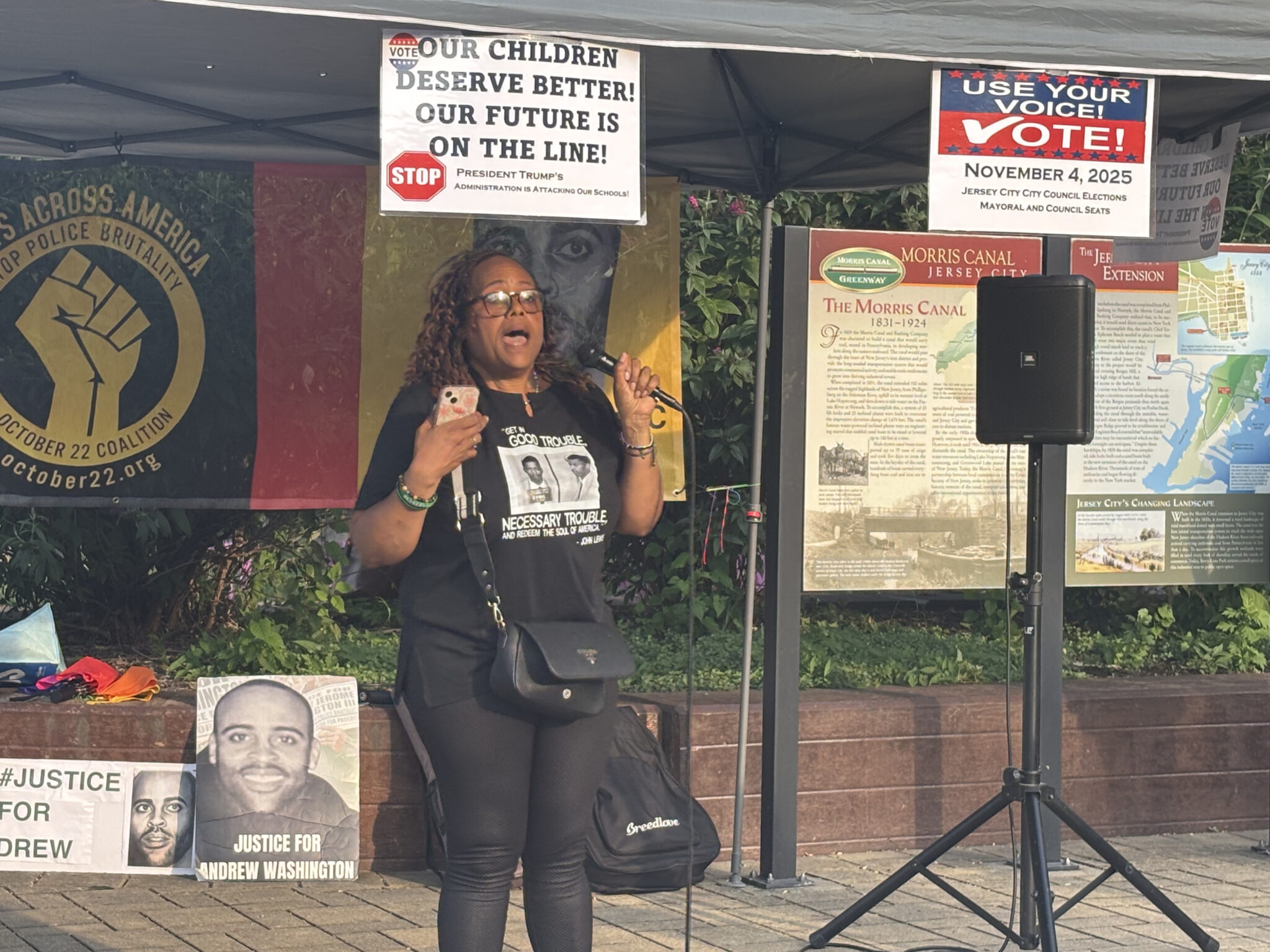 Jersey City labor and peace activists unite for ‘Good Trouble’ – People ...