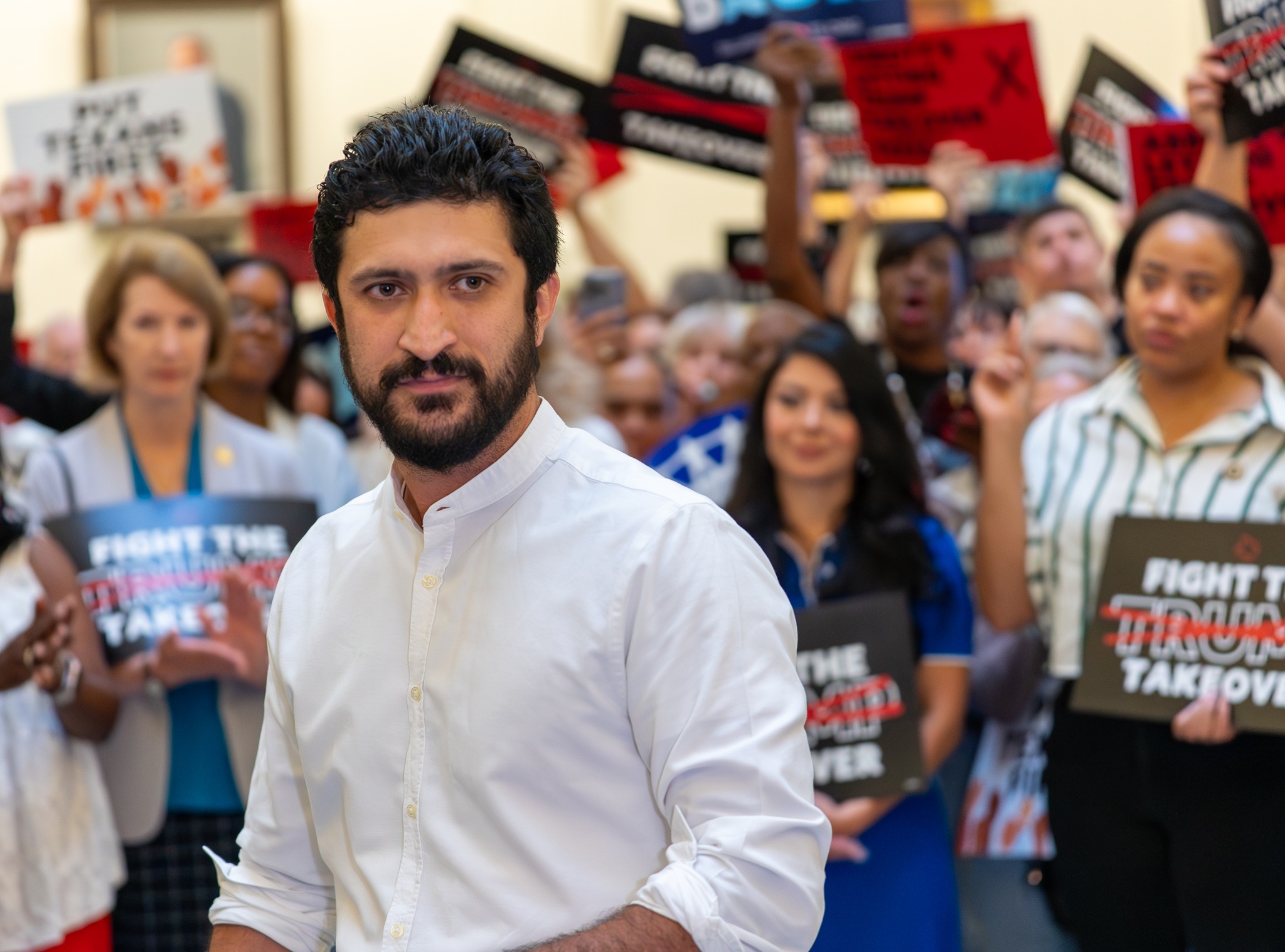 Labor, African Americans, Latinos descend on Texas capitol to challenge ...