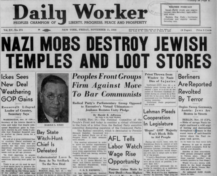 Kristallnacht 1938: Assassination of Nazi becomes pretext for campaign ...