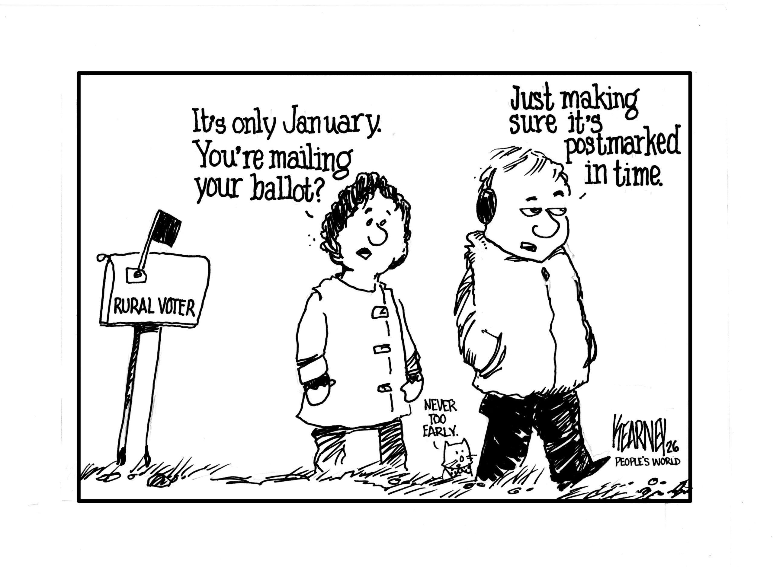 Vote early: USPS says mail-in ballots might not get postmark on same ...